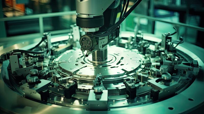 Manufacturing Inspection Equipment Stock Illustration - Illustration of ...