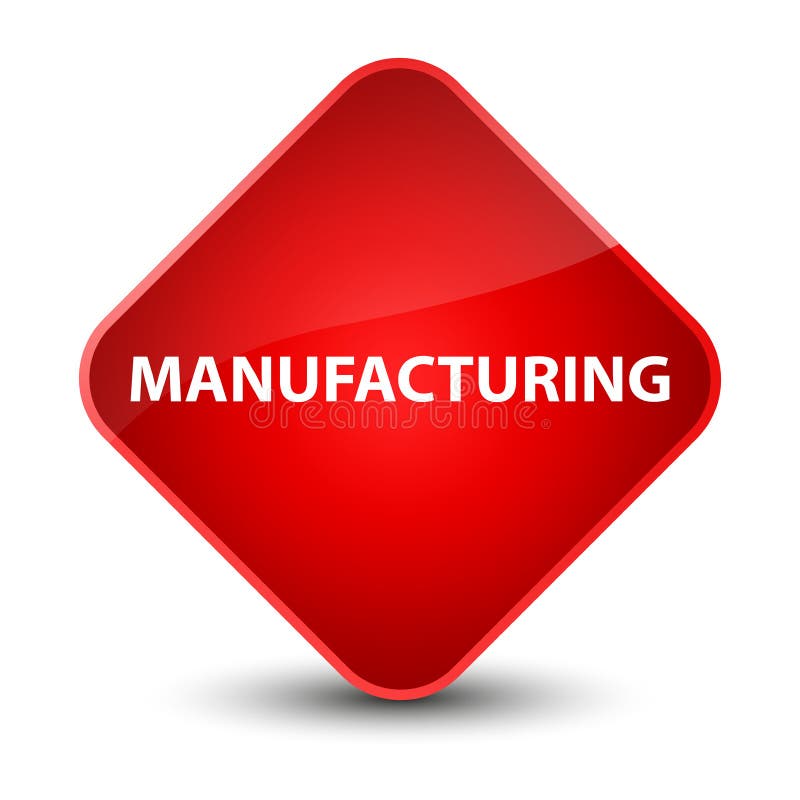 Manufacturing Elegant Red Round Button Stock Illustration ...