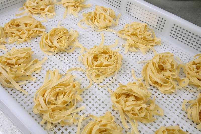 Manufacturing Italian Pasta Stock Image - Image of noodle, dough: 18927319