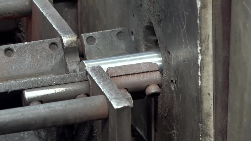 Manufacturing Large-sized Bolts and Nuts Stock Footage - Video of ...