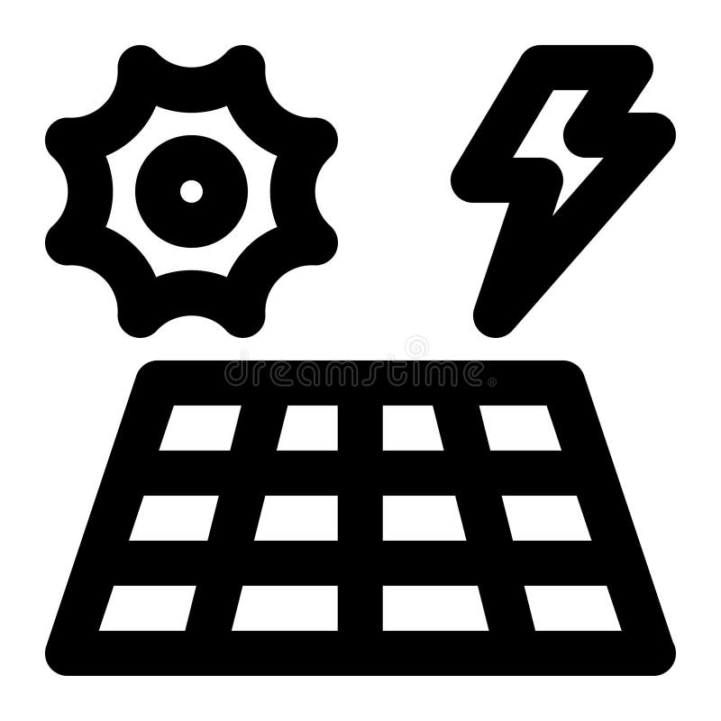 Solar Panel, Panel, Solar Cell, Energy, Power, Solar Energy Outline ...