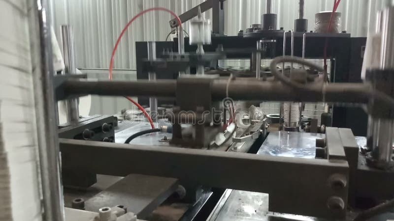Paper Cups Manufacturing Process Stock Video - Video of industry ...