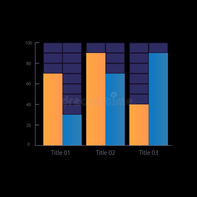 Manufacturing Process Efficiency Infographic Chart Template for Dark ...