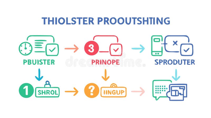 Manufacturing Process Flow, from Raw Material To Final Product, Vector ...