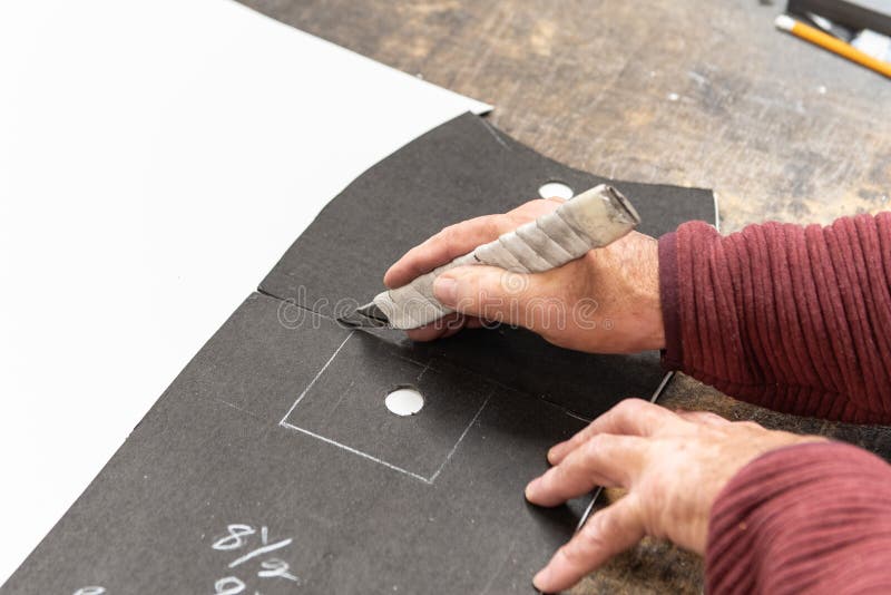 Manufacturing Process of Golf Bags Stock Photo - Image of thread ...