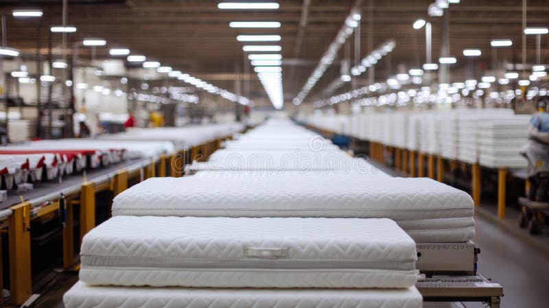 Manufacturing Process of Mattresses in a Large Production Facility ...