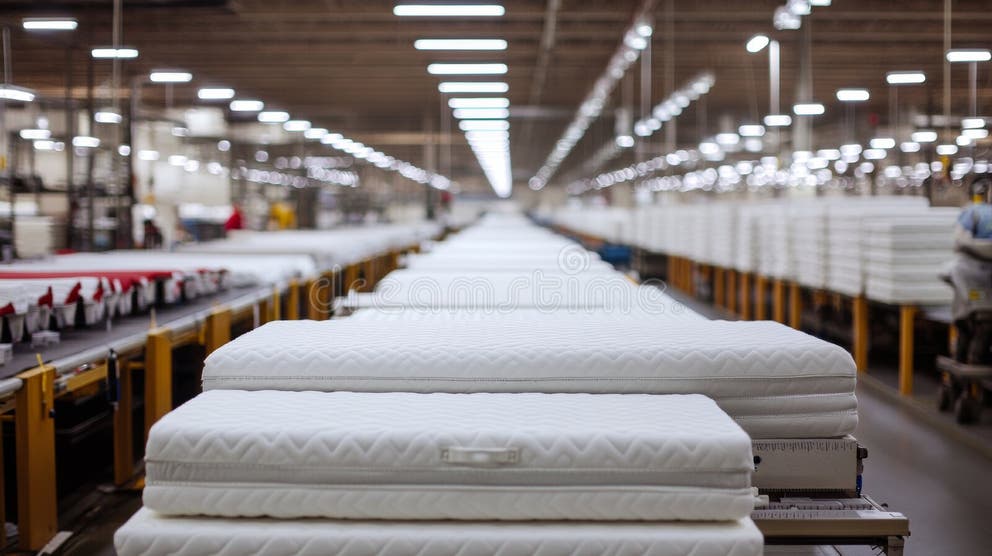 Manufacturing Process of Mattresses in a Large Production Facility ...