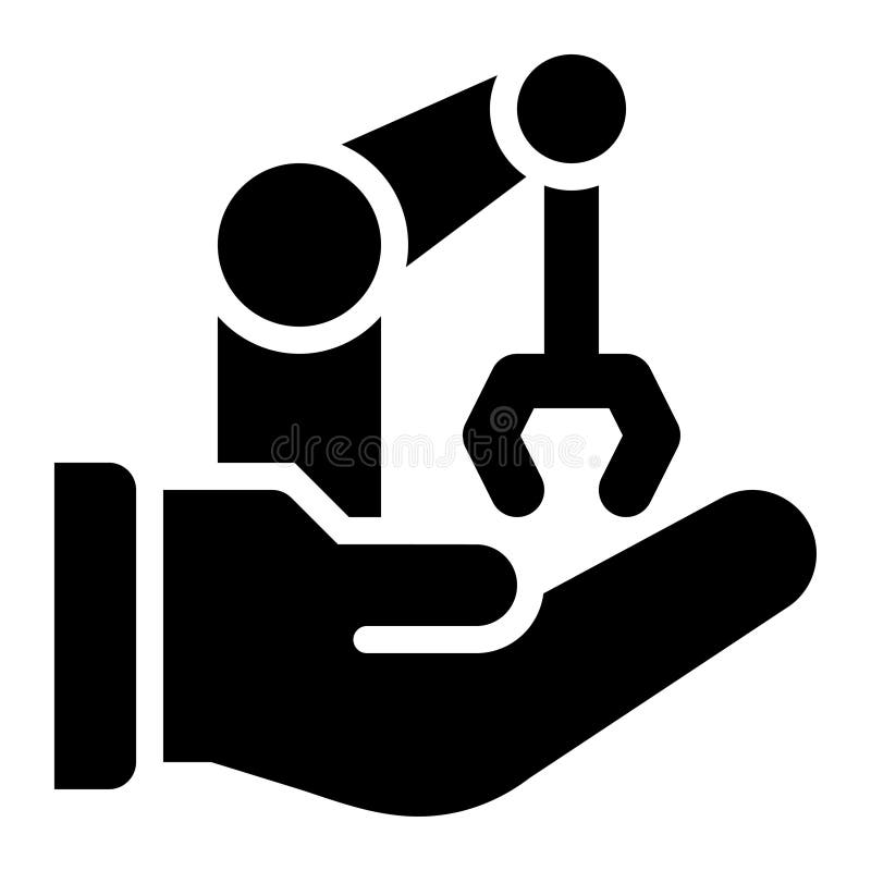 Service, Manufacturing, Control Solid Glyph Icon Stock Image ...
