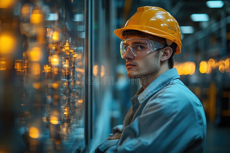 Manufacturing Supervisor at a State-of-the-art Facility Stock Image ...
