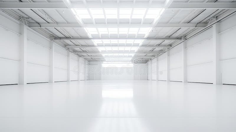 Manufacturing White Industrial Background Stock Image - Image of line ...