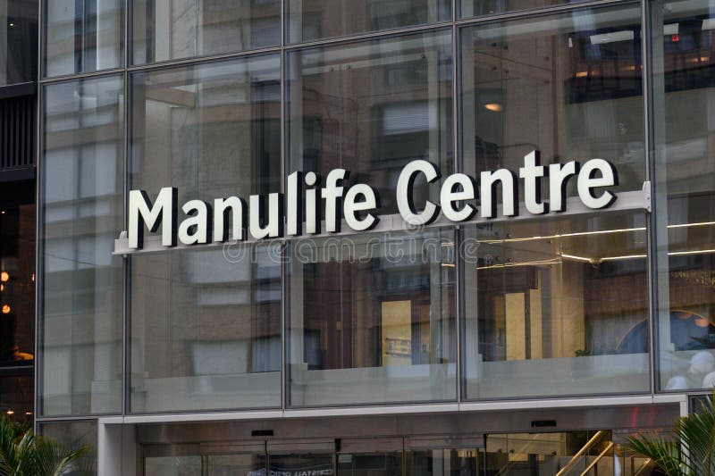 Manulife Centre Sign in Toronto Editorial Photography - Image of ...