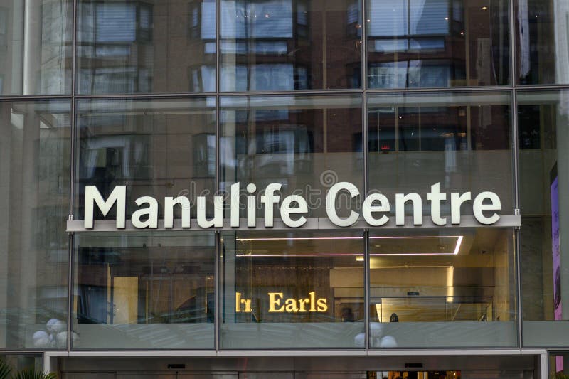 Manulife Centre Sign in Toronto Editorial Image - Image of entrance ...