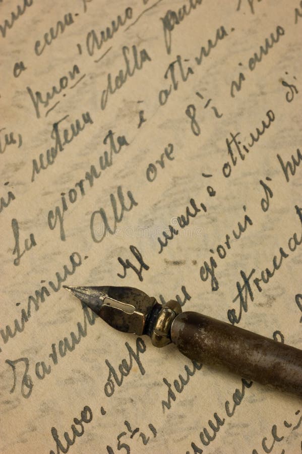 Old Letter, Elegant Handwriting Stock Photo - Image of postage ...