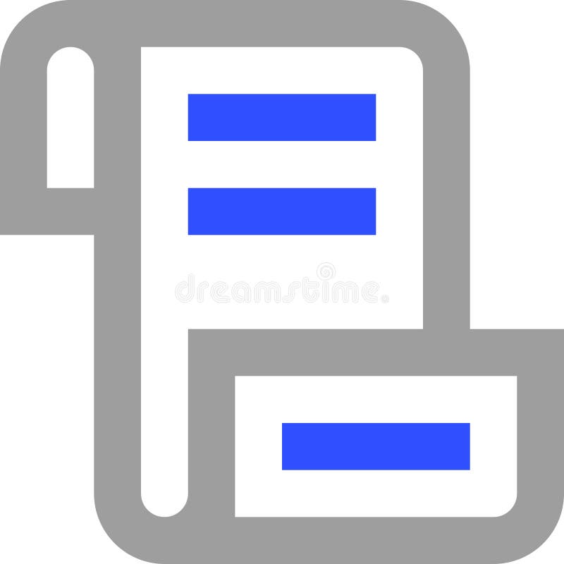 Manuscript, Papyrus, Paper, Script, Vector Icon Stock Vector ...