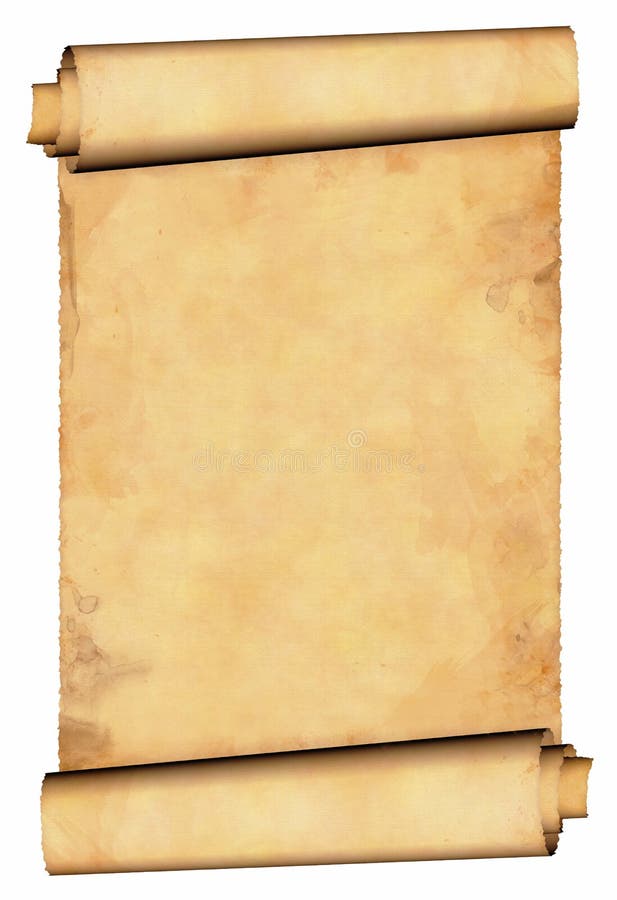 Vintage scroll paper stock illustration. Illustration of curl - 1553690