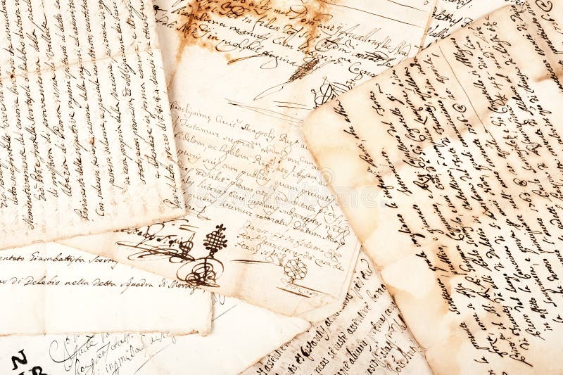 Old manuscripts stock photo. Image of book, handwritten - 20313636