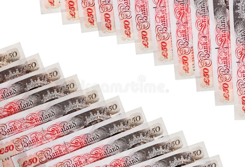 Bundle of 50 Pound Sterling Bank Notes Editorial Photo - Image of great ...