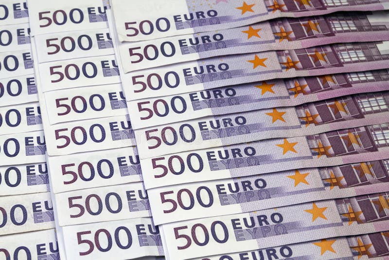 Many 500 Euro banknotes stock image. Image of note, income - 29528699