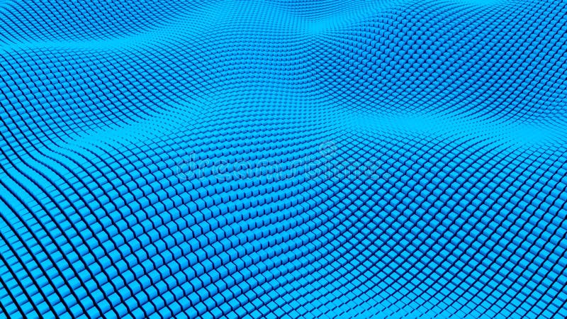 Many Abstract Rectangular Blocks, Optical Illusion, Modern Computer ...