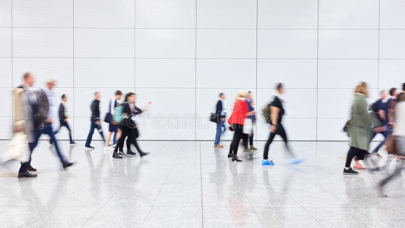 Many People Go Shopping in the Mall Stock Photo - Image of interior ...