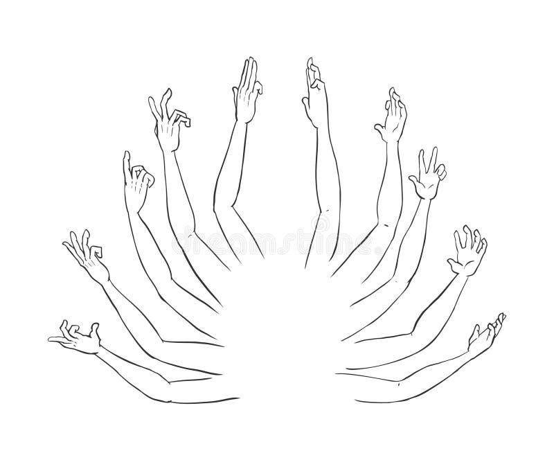 Many Arms Stock Illustrations – 2,545 Many Arms Stock Illustrations ...