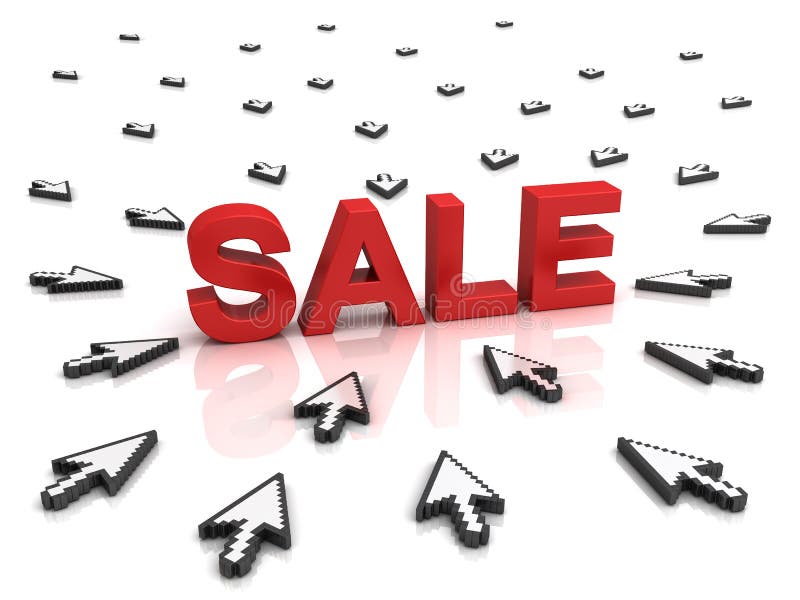 Illustration Sale Sign Mouse Cursors Stock Illustrations – 9 ...