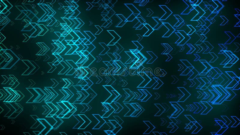 Many Arrows in Space, Abstract Technology, Business, Communicate ...