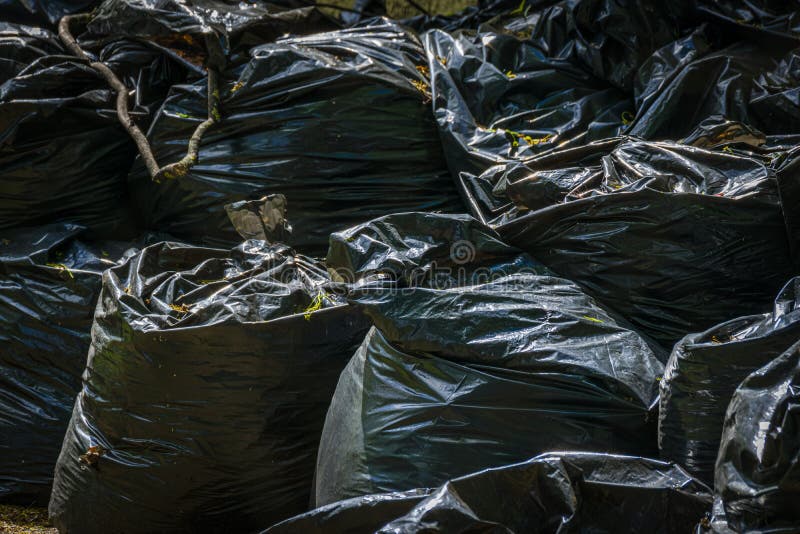 Many Bag Plastic Stack of Garbage Waste, Garbage Plastic Bag Black, Bag ...