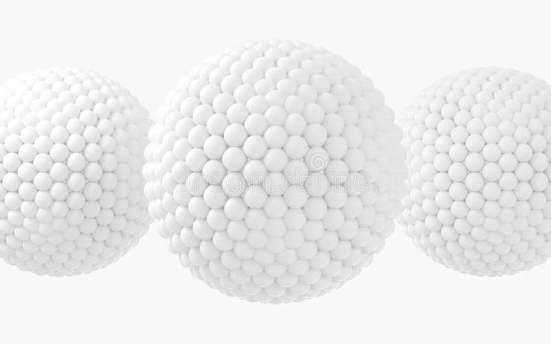Many Balls are Combined into a Big Ball, 3d Rendering Stock ...
