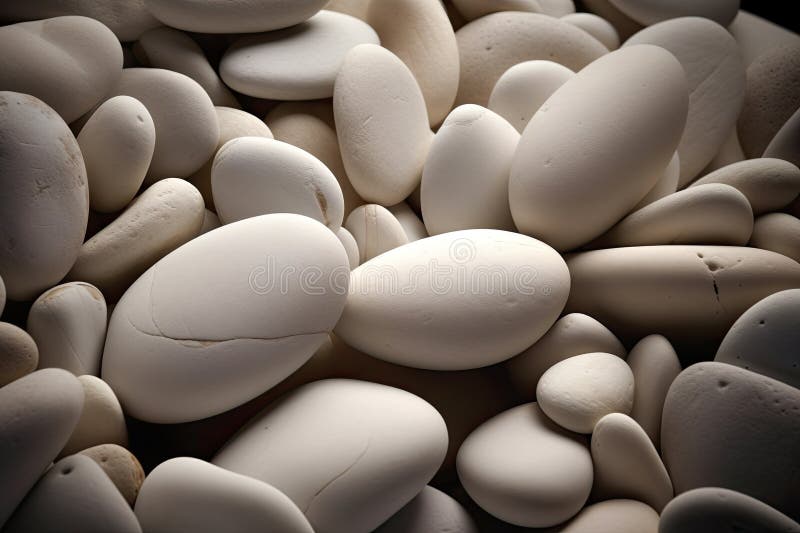 Many Beautiful White Stones in Soft Tones for Use As Wallpaper ...