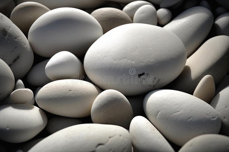 Many Beautiful White Stones in Soft Tones for Use As Wallpaper ...
