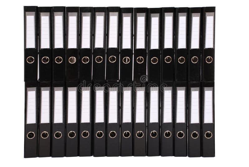 Black office files stock image. Image of paper, documents - 11665627