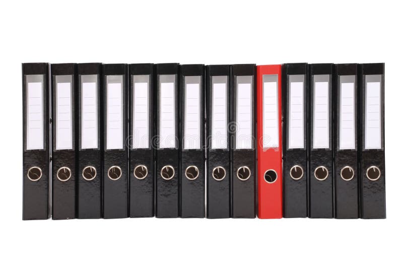 Black Folders stock image. Image of document, paper, folder - 4765933