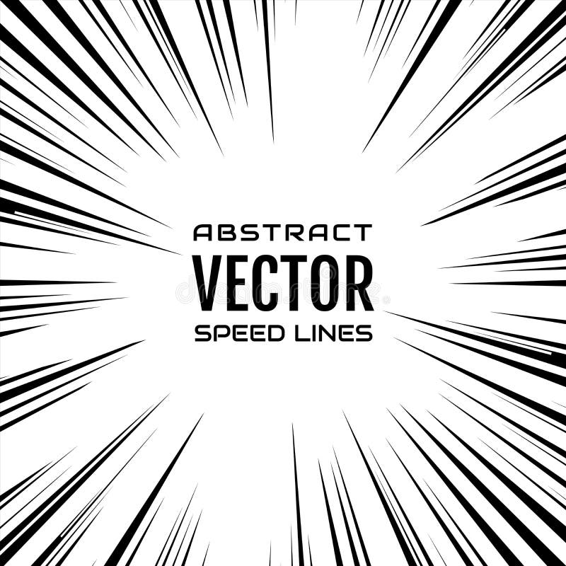 Cartoon Line. Comic Lines. Concentrated Emphasis. Speed Effect. Anime ...