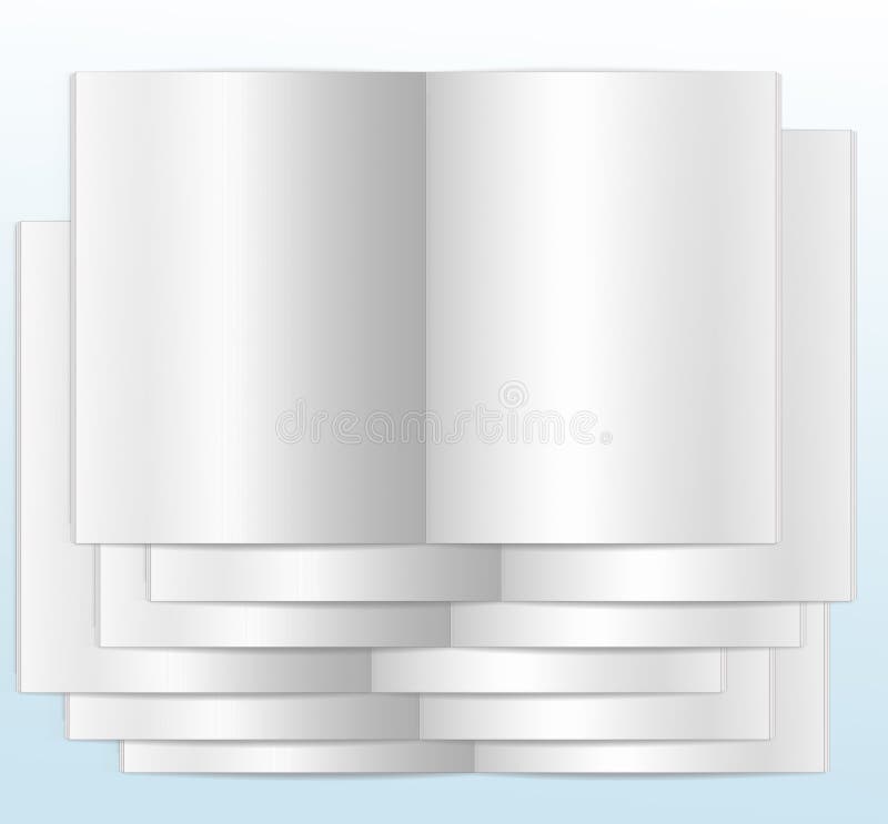 Many blank books stock illustration. Illustration of conceptual - 11052168