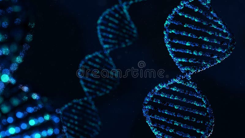 Many Blue DNA Background Dark Abstract Blue Structure Surface Texture ...