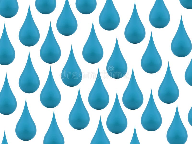 Many blue drops background stock illustration. Illustration of nature ...