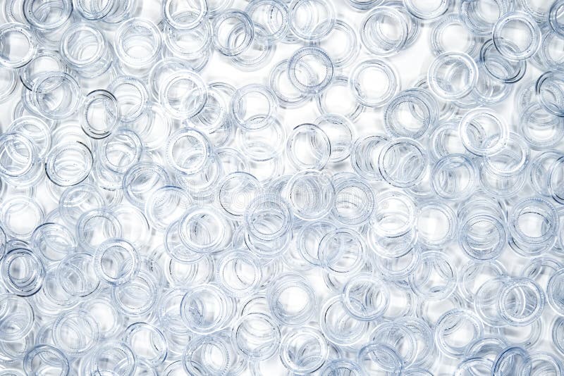 Plastic Circles On A White Background Stock Image - Image of background ...