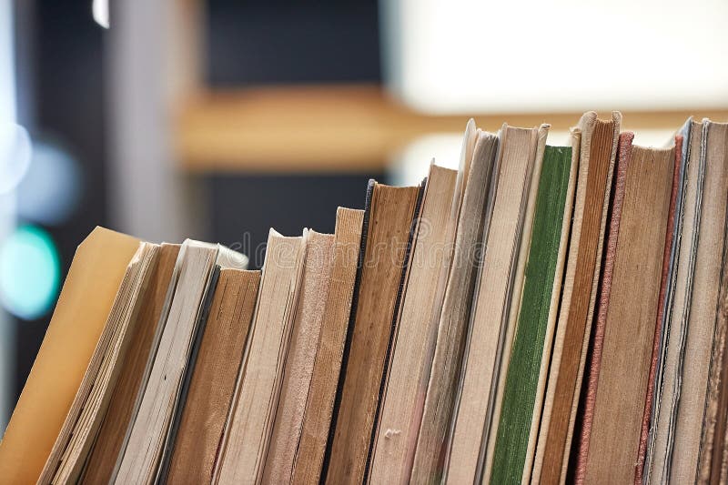 Many Book Shelves in a Library Stock Photo - Image of study, book ...