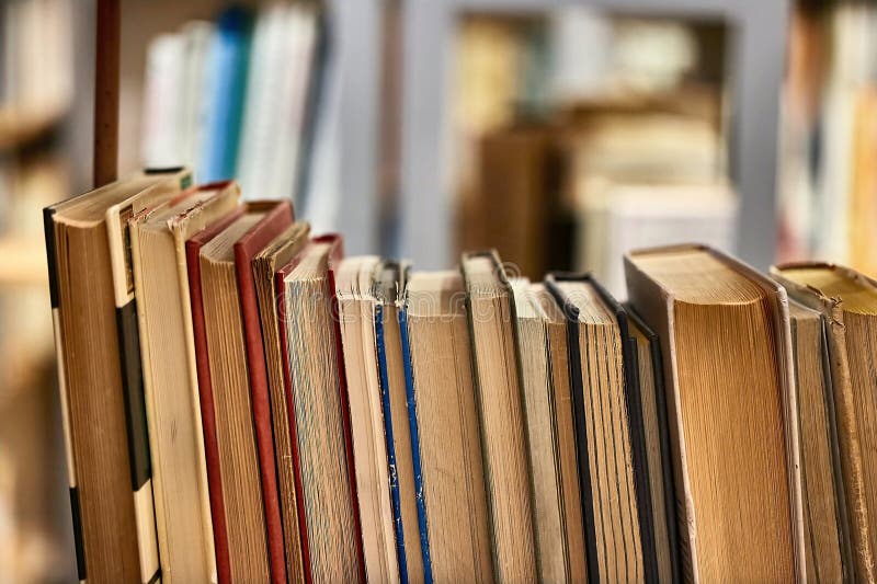 Many Book Shelves in a Library Stock Photo - Image of collection ...