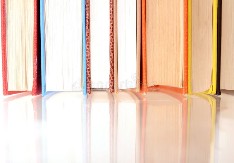 Many books stock image. Image of blue, fruit, green, back - 27749739