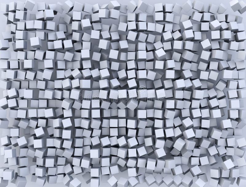 Many Box or Cube Background Stock Illustration - Illustration of design ...