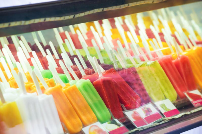 Many Boxes of Ice Cream Gelato Stock Image - Image of gourmet, flavors ...