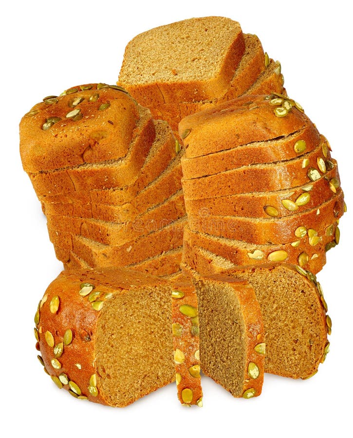 Many bread isolate stock image. Image of hungry, nutritious - 29347147