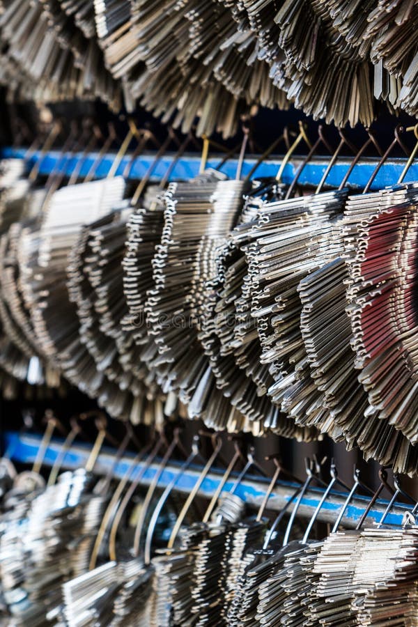 Locksmith Key Shop Business Many Keychains in Bunches Stock Image ...
