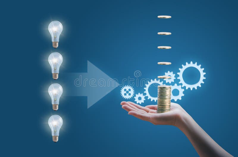 Many Business Ideas Generate Business Process Stock Image - Image of ...
