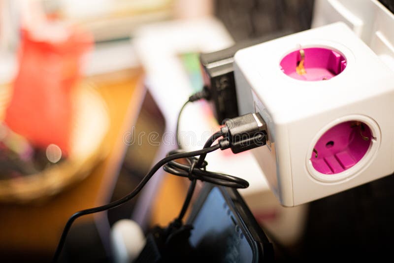 Many Cables Wires with Usb and Other Plugs To Charge Different ...