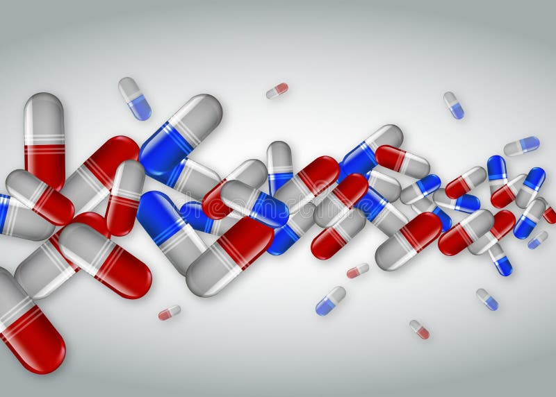 Many capsules stock vector. Illustration of discovery - 57737644