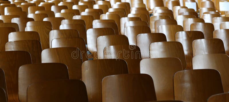 Many Chairs in the Auditorium Stock Image - Image of theater, show ...