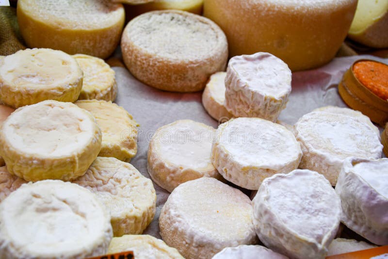 Many Cheeses with White Mold Stock Image - Image of fresh, brie: 171290383